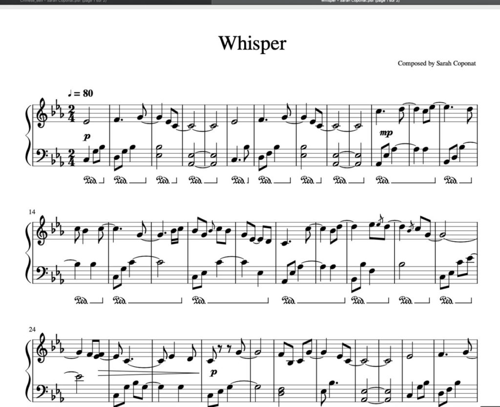 Whisper – Sarah Coponat Shop