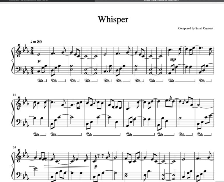 Whisper – Sarah Coponat Shop